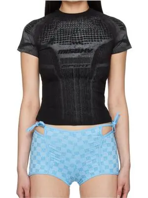 MISBHV Activewear Printed Jersey T-shirt - Black