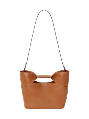 Alexander McQueen The Bow Small Top Handle Bag - Brown