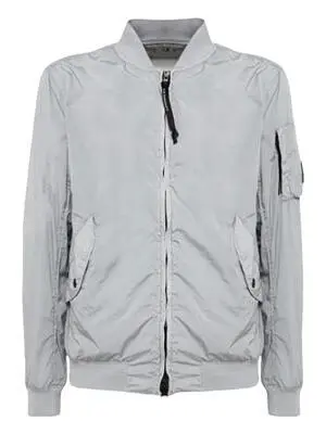 C.P. COMPANY Lens-detail Bomber Jacket - Gray