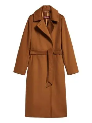 Max Mara Double-breasted Long Coat - Brown
