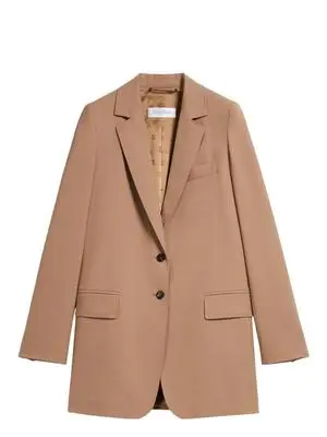 Max Mara Single-breasted Wool Blazer - Brown