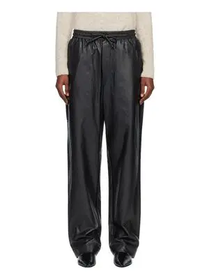 Isabel Marant Étoile Wide-leg Elasticated Waist Trousers - Black