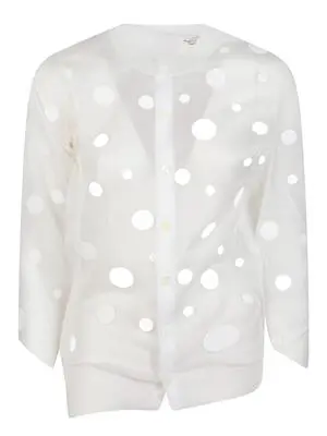 JUNYA WATANABE Junya Watanabe Long-Sleeved Knitwear With Polka Dot Pattern