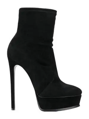 Casadei Flora High-heeled Platform Boots - Black