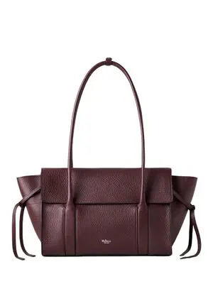 Mulberry Soft Bayswater Small Shoulder Bag - Cherry Heavy Grain Noodle