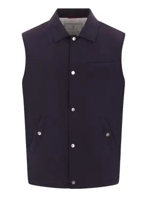 Brunello Cucinelli Padded Vest - Black