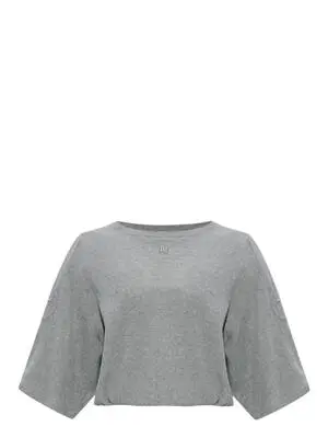 MISBHV Knitted Cropped T-shirt - Grey