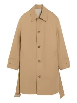 Ami Belted Single-breasted Coat - Sand/light Beige