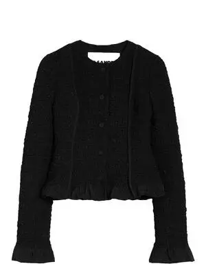 JIL SANDER Textured Finish Jacket - Black