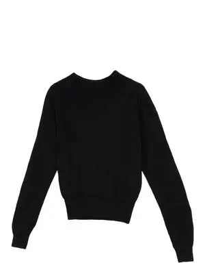 Paloma Wool Soto Funnel-neck Fine-knit Sweater - Black
