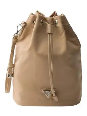 Prada Re-nylon Pouch - Camel Brown