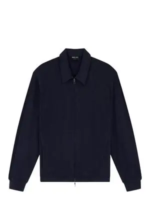 Giorgio Armani Zip-up Blouson Jacket - Blue