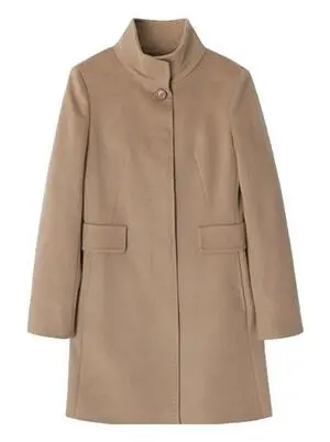 Max Mara Long-sleeved Coat - Nude