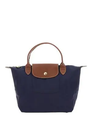 Longchamp Logo Top Handle Handbag - Black