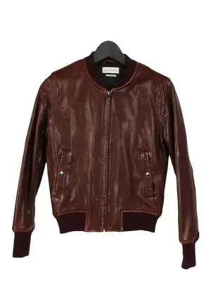 Isabel Marant Étoile Leather Bomber Jacket - Red