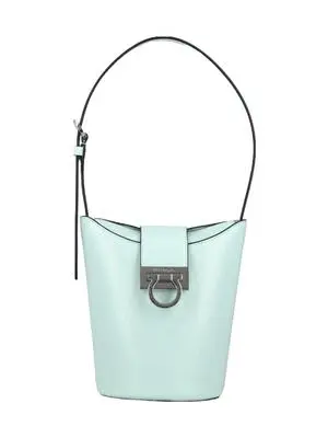 FERRAGAMO Logo Shoulder Bag - Blue
