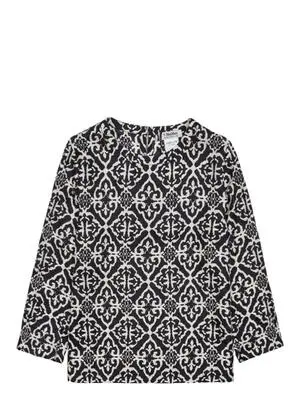 MAX MARA Max Mara Long Sleeve Graphic Print Top