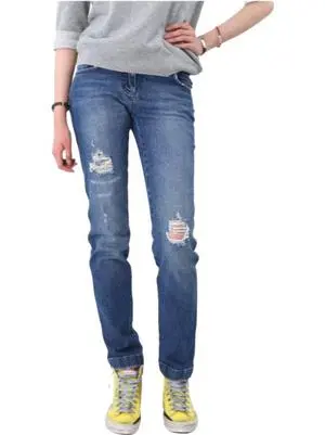 Dolce & Gabbana Distressed Denim Jeans - Blue