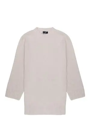 Max Mara Crew Neck Long Sleeve Sweater - White
