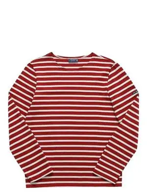Saint James Striped T-shirt - Red