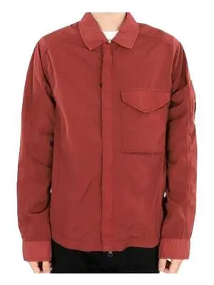 C.P. COMPANY Long Sleeve Casual Jacket - Red
