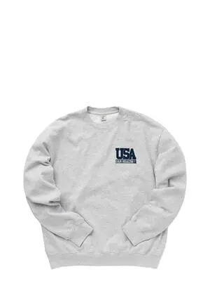 SPORTY  RICH Sporty & Rich Team Usa Crewneck Sweatshirt - White