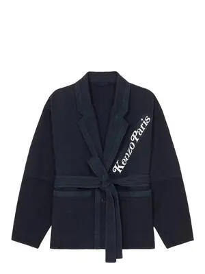 Kenzo Logo Patch Workwear Jacket - Black