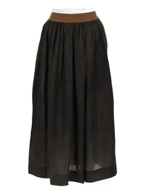 UMA WANG Elastic-waist Skirt - Black