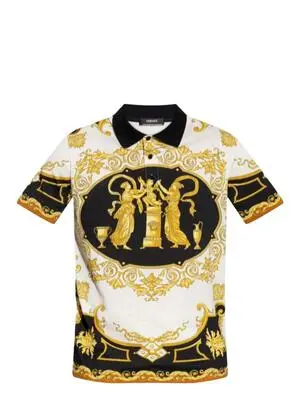 Versace Short-sleeved Polo Shirt - Multicolor