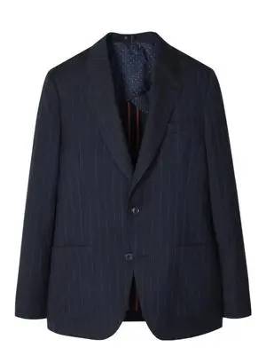 Paul Smith Pinstripe Two-button Blazer - Black