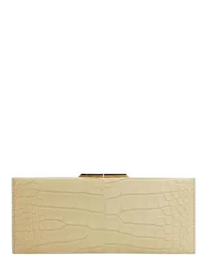 SAINT LAURENT Saint Laurent Logo Detail Clutch