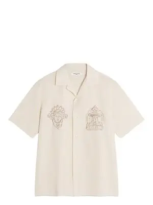 MAISON KITSUNÉ Maison Kitsuné Semi-Sheer Short-Sleeved Shirt