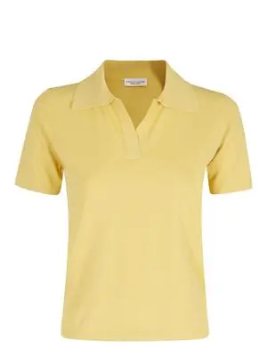 ROBERTO COLLINA Roberto Collina V-Neck Short Sleeve Polo Shirt