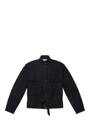 Isabel Marant Étoile Blandina Quilted Tie-detail Jacket - Black