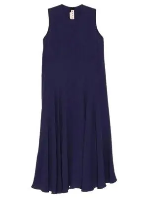 Marni Sleeveless Round Neck Dress - Black