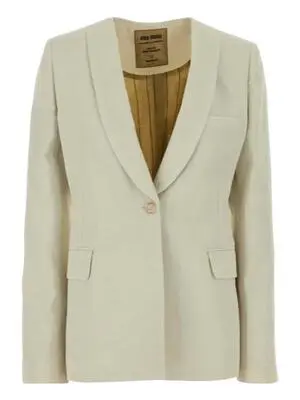 UMA WANG Long-sleeved Suit Jacket - Nude