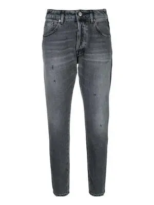 GOLDEN GOOSE Jolly Straight-leg Jeans - Gray