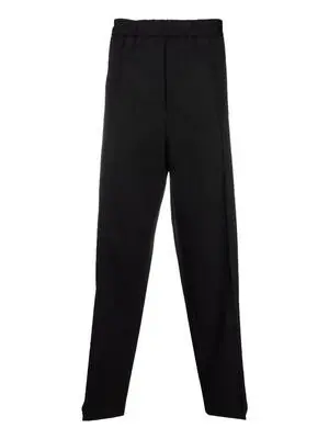JIL SANDER Press-crease Relaxed Fit Trousers - Black