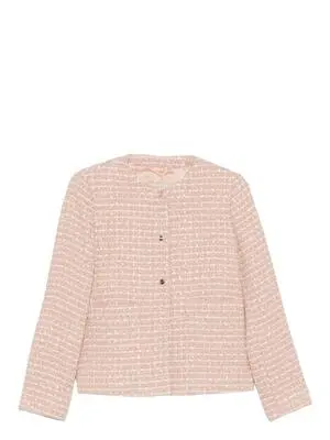Herno Textured Buttoned-front Jacket - Nude