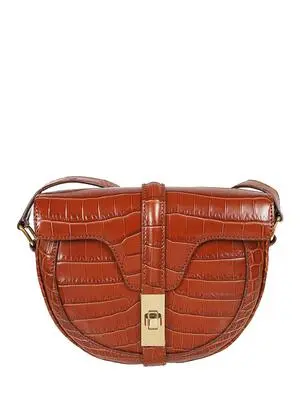 Celine Flip Shoulder Bag - Tan