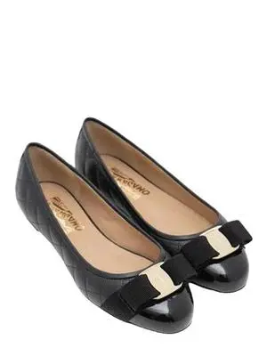 SALVATORE FERRAGAMO Salvatore Ferragamo Varina Quilted Ballet Flats