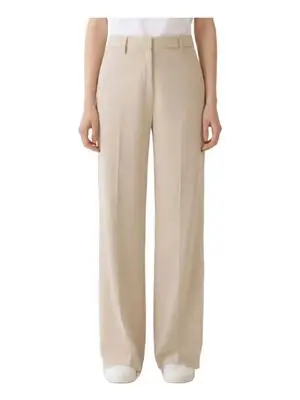 Fabiana Filippi Tailored Trousers With Belt Loops - Nude