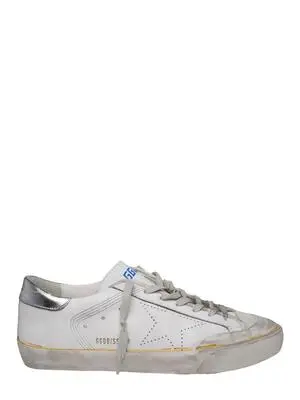 GOLDEN GOOSE Round Toe Tie Fastening Sneakers - Gray