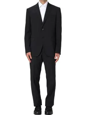 Emporio Armani Single-breasted Tailored Suit - Black