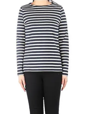 SAINT JAMES Saint James Striped Long Sleeve T-Shirt
