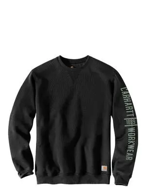 Carhartt Logo Crew Neck Shirt - Black