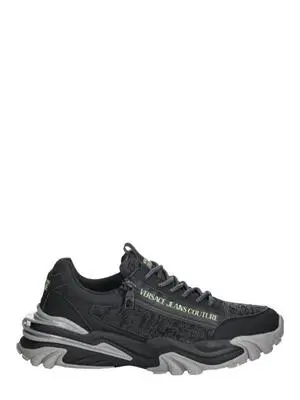 VERSACE Versace Jeans Couture Textured Logo Detail Sneakers