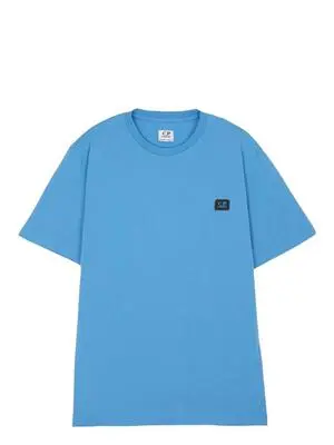 C.P. COMPANY Short-sleeved T-shirt With Logo - Blue