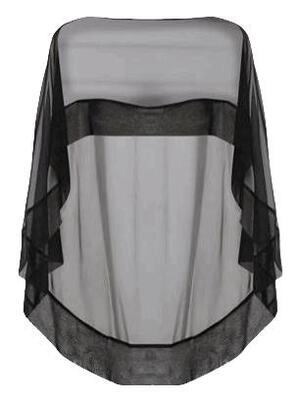 Alberta Ferretti Sheer Patchwork Cover-up - Gray