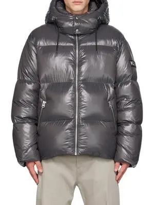 Mackage High-neck Zip-up Down Jacket - Black